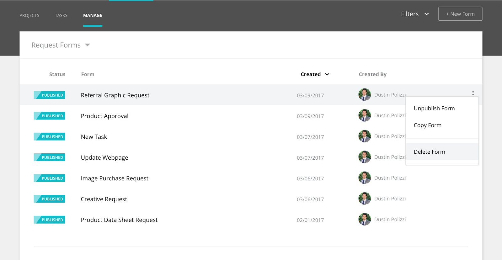 Request Forms – DAMsuccess by Webdam