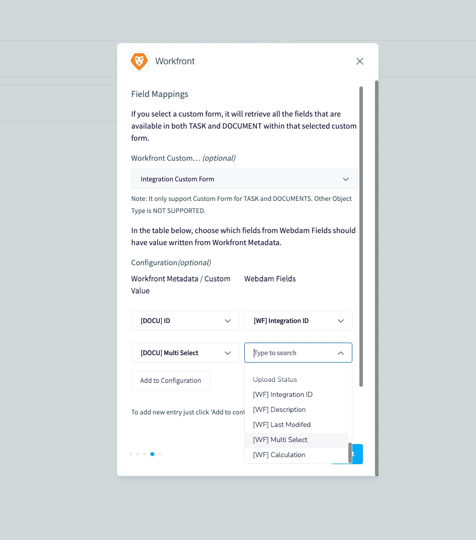 Workfront Integration – DAMsuccess by Webdam